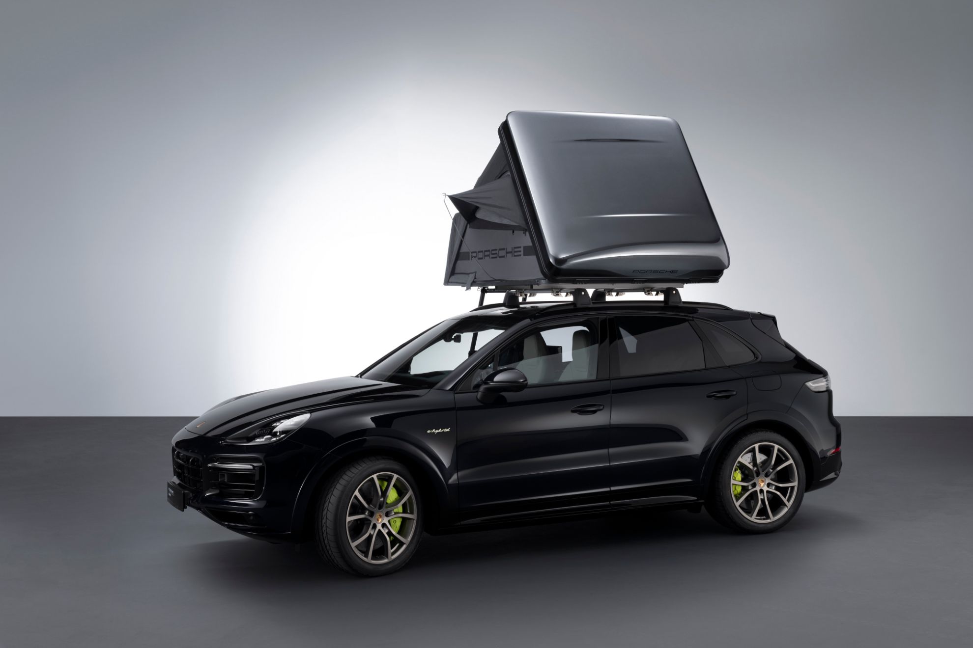 Roof Tent in Black & Dark Grey. Porsche Doncaster Online Shop