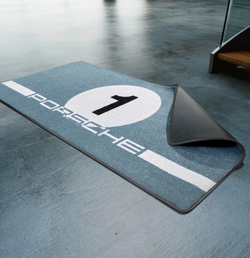 Garage Mat in Heritage Design. Porsche Doncaster Online Shop