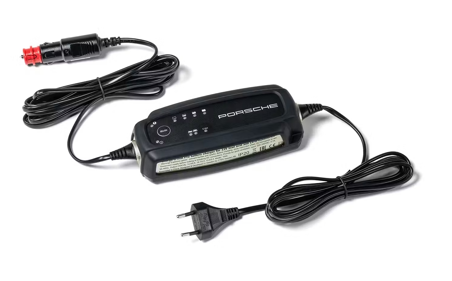 12V Li-ion Battery Trickle Charger Pro. Porsche Doncaster Online Shop